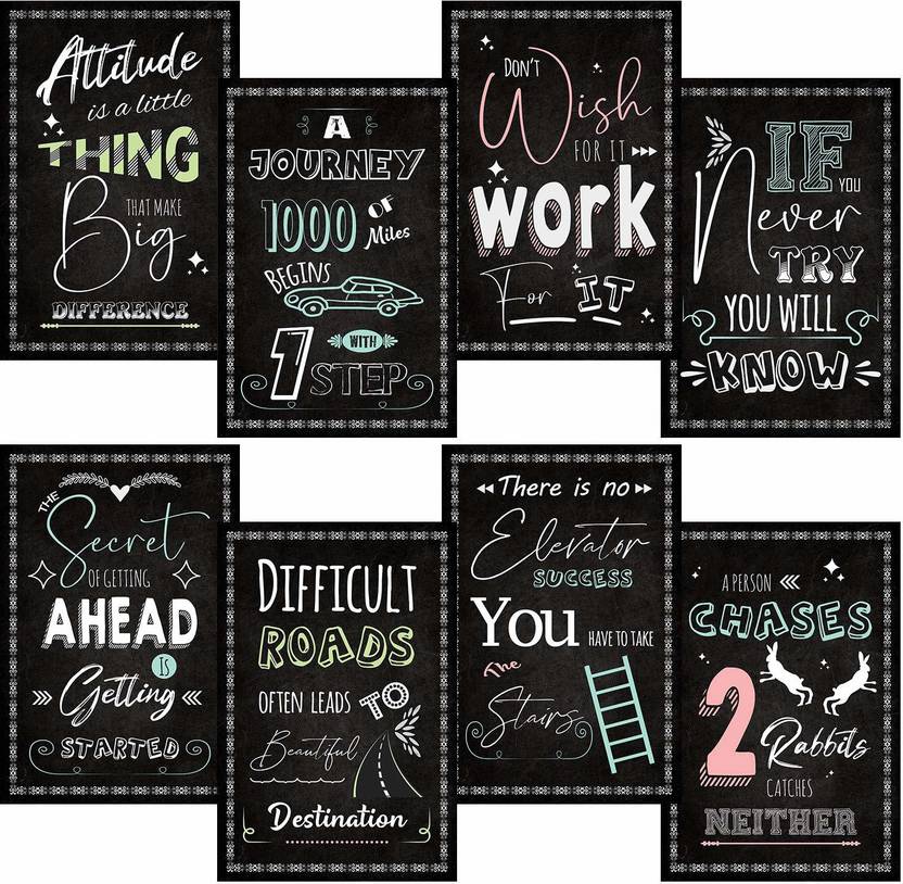 Motivational Quotes Wall Poster for Room and Office Decor - Posters for ...