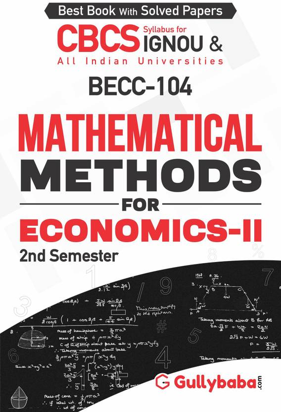 Gullybaba IGNOU 2nd Semester CBCS BAG (Latest Edition) BECC-104 ... Gullybaba IGNOU 2nd Semester CBCS BAG (Latest Edition) BECC-104 ...