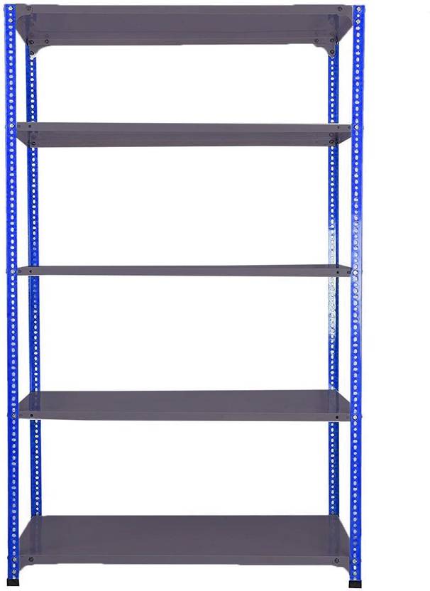 Premier Steel Slotted Angle Rack CRC Sheet 5 Shelves Multipurpose ...