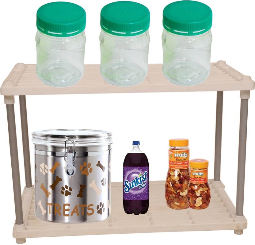 shivi store 2-Layer Multipurpose Kitchen Utility Space Saving Plastic ...