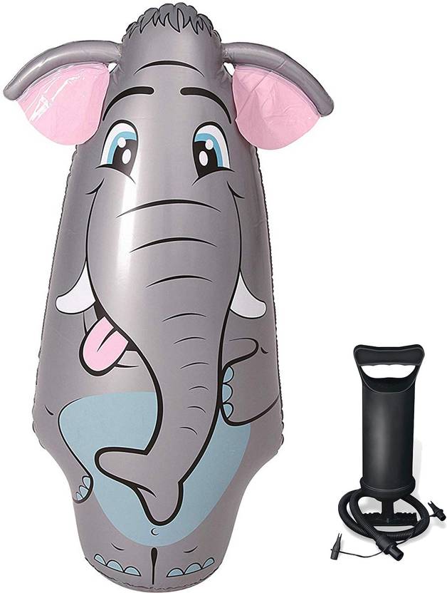 NHR Hit Me Inflated Toy for Kids Inflatable Elephant Toy Water Filled ...