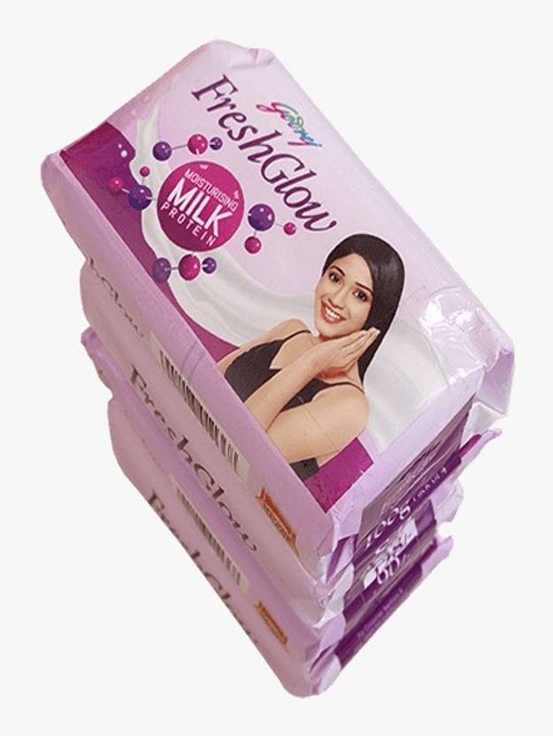 Godrej FRESHGLOW SOAP 100 Gm - 4 No. ( 400Gm ) - Price in India, Buy ...