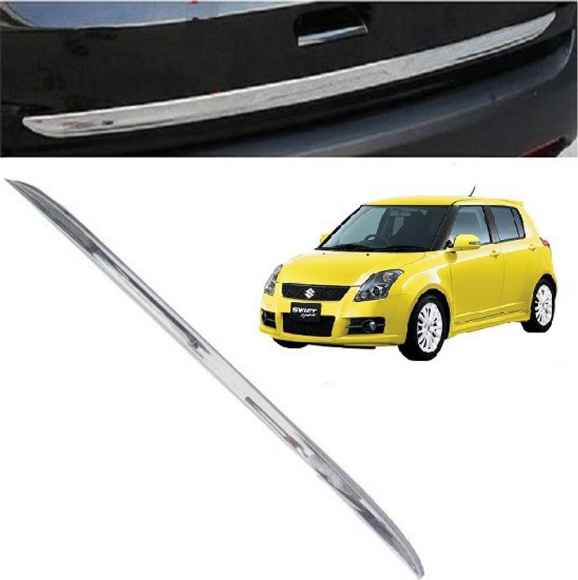 After cars Chrome Dicky Garnish Patti 0058 Chrome Maruti Swift Rear ...
