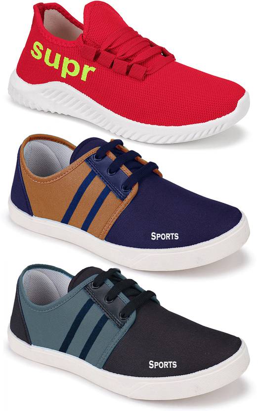 World Wear Footwear Combo Pack of 3 New Affordable Collection of ...