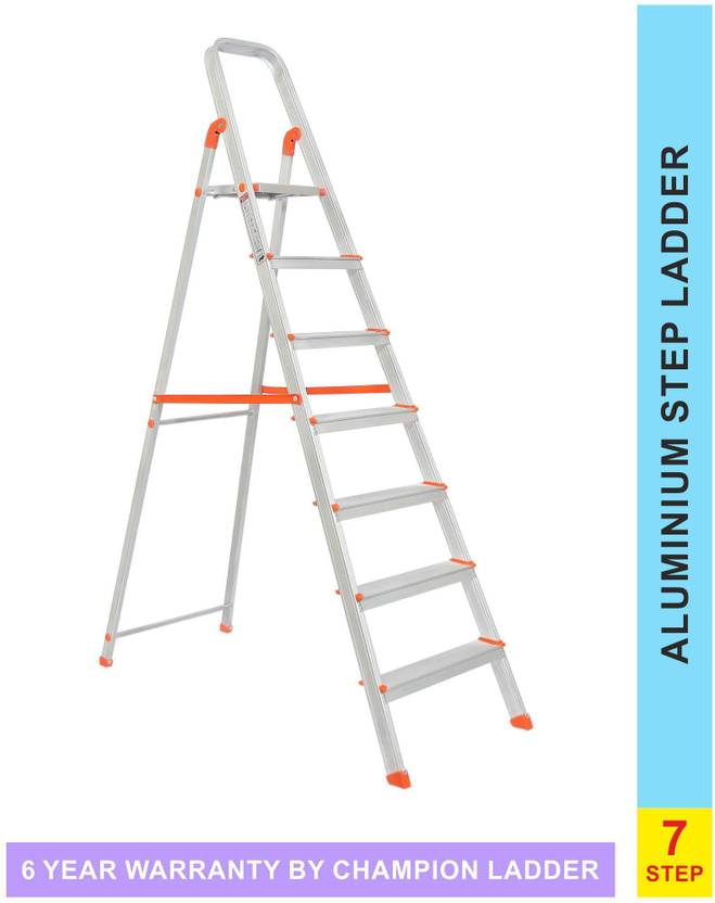 champion ladders 7 Steps Aluminium Ladder Price in India - Buy champion ...