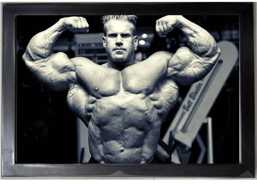 IFBB Professional Bodybuilder Jay Cutler Glass HD Poster Framed 14x20 ...