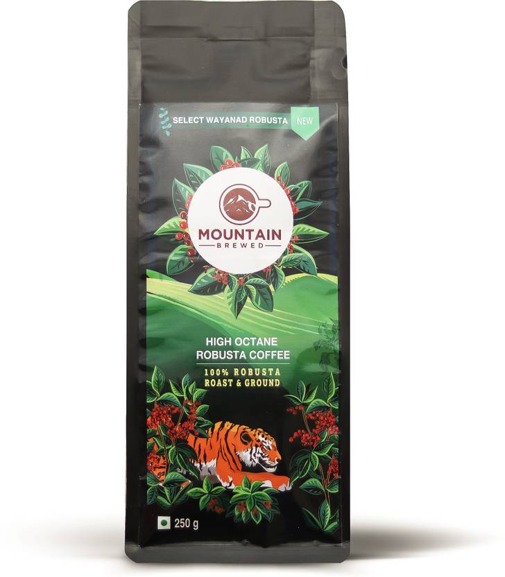 Mountain Brewed Coffee 100% Robusta Coffee Powder | Roast & Ground ...