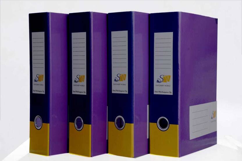 Flipkart.com | Stationery World Laminated Cardboard And Steel Clip Box ...