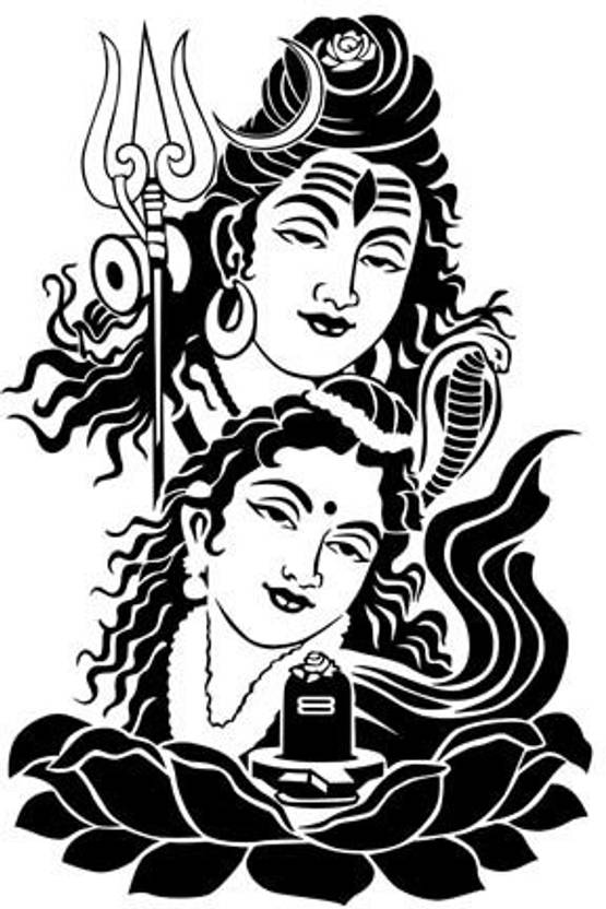 wallpics Mahadev | Mahakal | Bholenath | Lord Shiva Self Adhesive ...