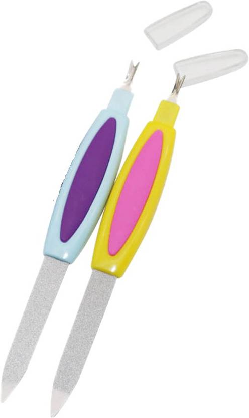 Nyamah sales 2 in 1 Nail Filer Nails Shaper Stainless Steel Manicure ...