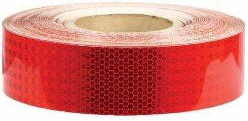 Dishita Creations IMPORTED 2 INCHES SAFETY REFLECTIVE TAPE (RED) 15 ...