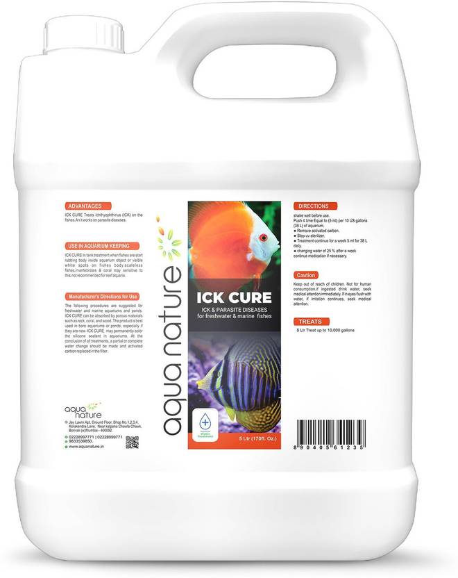 Aquanature Fish Ick Cure 5Ltr Magnetic Aquarium Cleaner Price in India ...