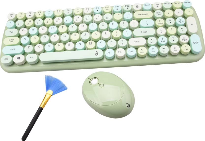 iGear iG 1114 KeyBee Retro Typewriter Inspired 2.4GHz Wireless Keyboard ...