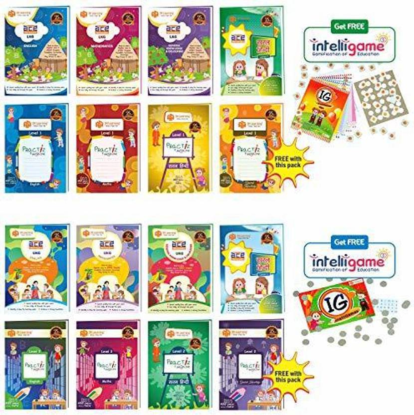 LKG & UKG Kids 1120 Pages - 14 Books Bundle ACE Early Learning ...