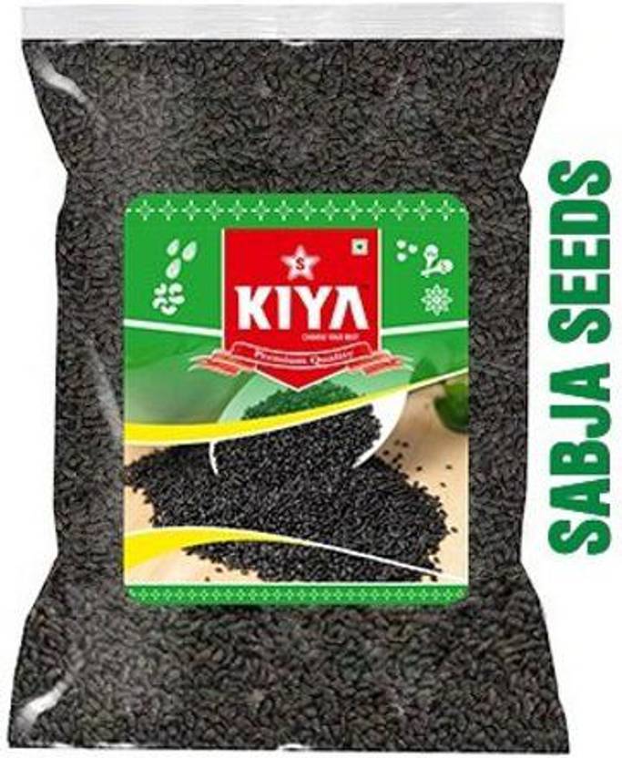 KIYA Sabja Seeds, Basil Seeds, Tukmariya, Bapji Seed Seed Price in India - Buy KIYA Sabja Seeds ...