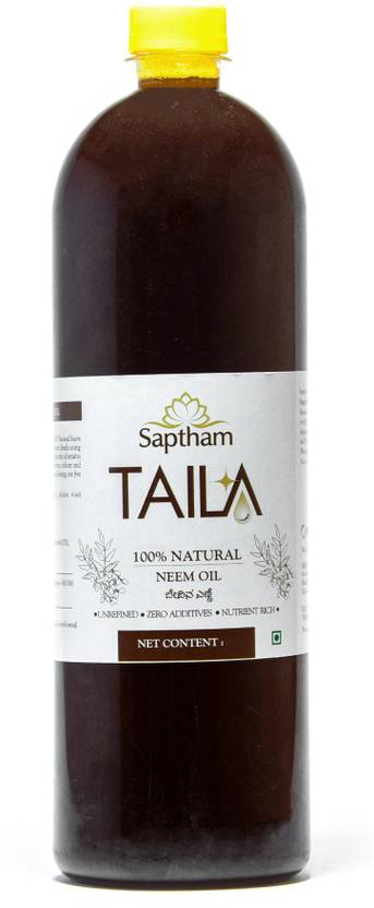 Saptham Taila 100% Cold Pressed Neem Oil - Buy Baby Care Products in ...