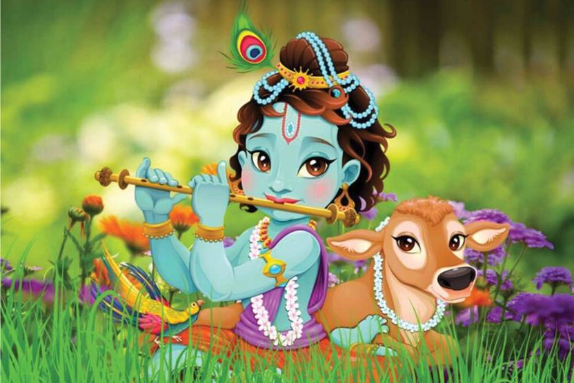 Religious Cartoon Poster|Hindu Religious Wall Poster|Bhagwan Poster For ...