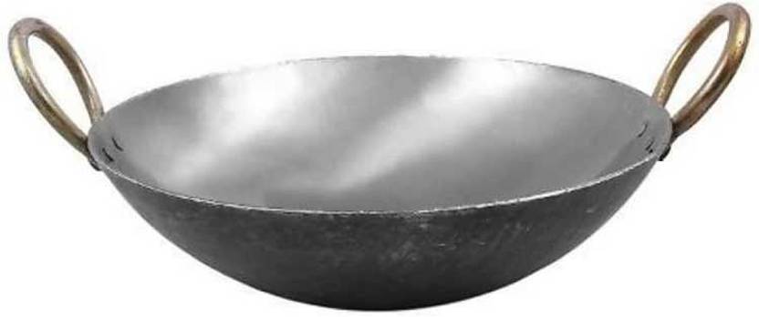 ABOGLINE Premium Quality Pure loha/Iron Heavy Gauge kadhai made in ...