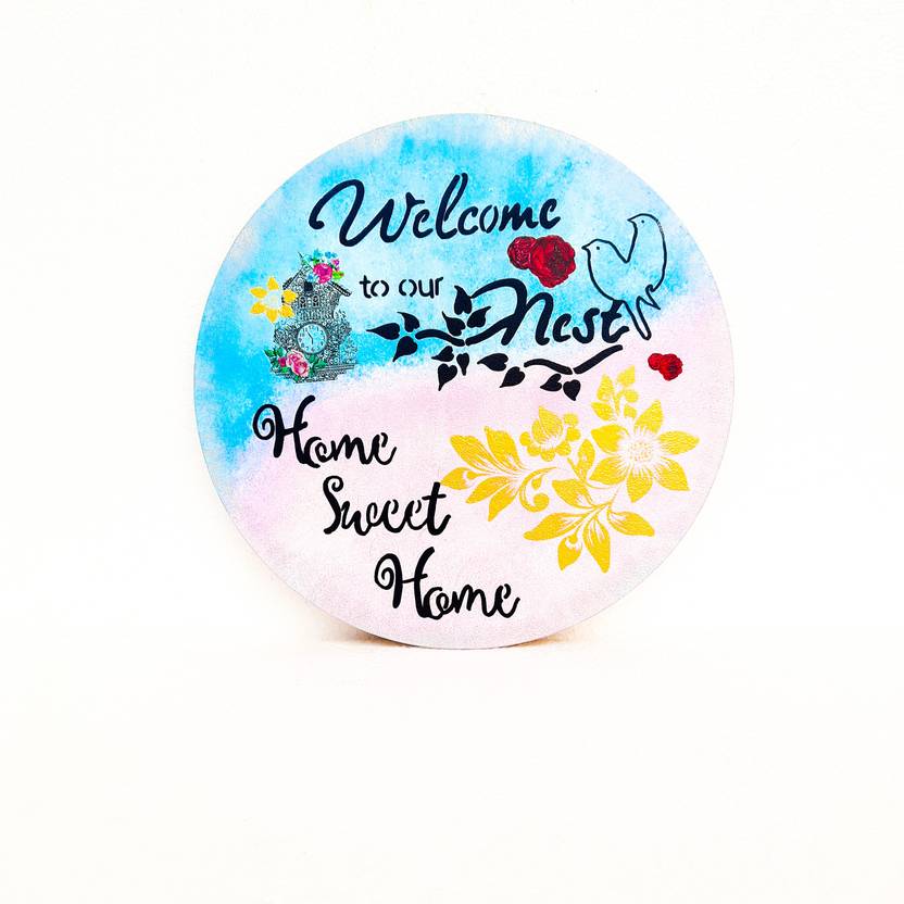 disha Wall Hanging/Wooden Name Plate/Welcome Name Plate Price in India ...