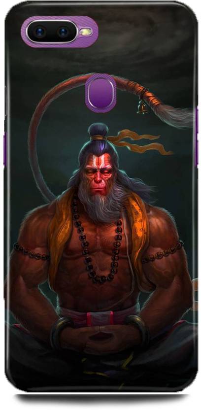 FIKORA Back Cover for OPPO A12, CPH2083,hanuman,Ji,Maruti,Angry,Hanuman ...