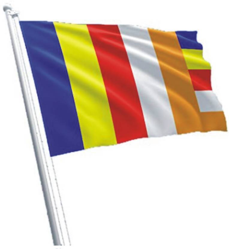 OMG Buddhist Flag / jay Bheem Flag / Buddhism Tibet Tibetan PANCHSHEEL ...