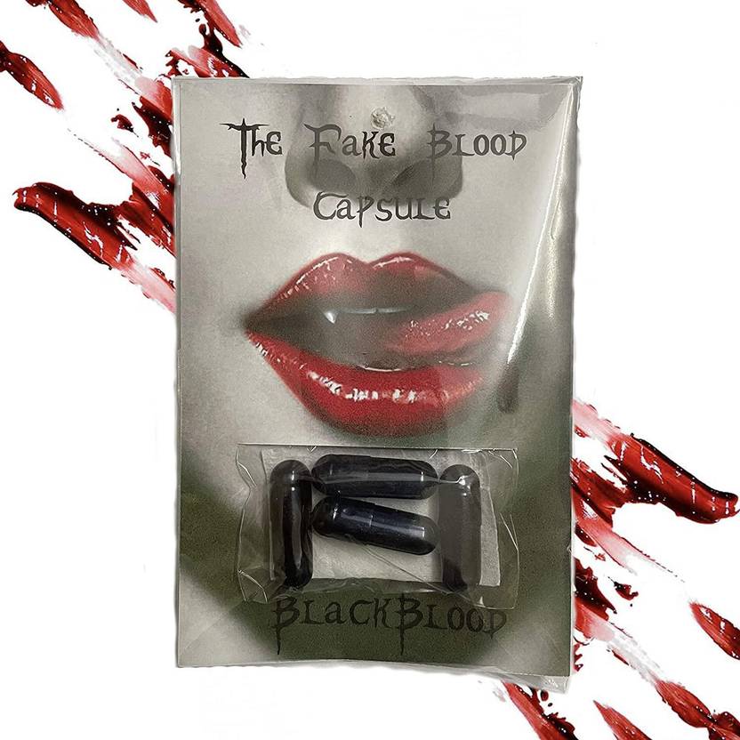Blackblood The fake blood (blood capsules) for horror fake blood Scary ...