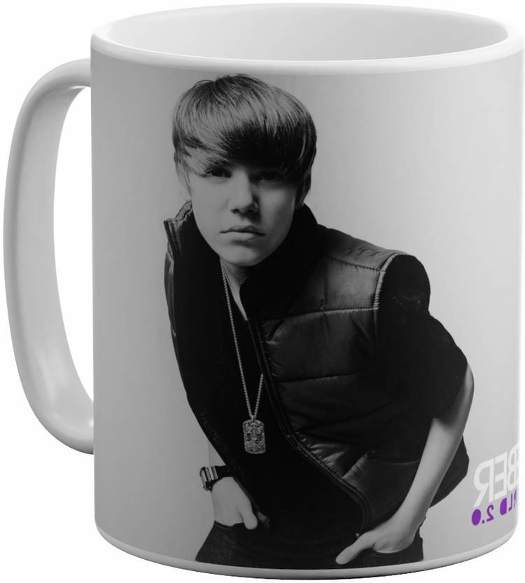 HeartInk Justin Bieber Ceramic Tea/Coffee -HINJB026 Ceramic Coffee Mug ...