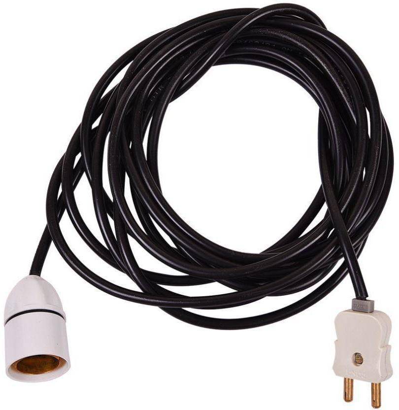 Neoware Wire Socket Extension Board ,2 pin bulb holder cable of 5 meter ...