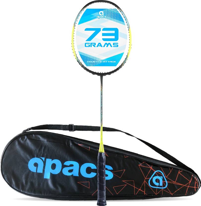 APACS Counter Attack (73G, 35LBS) Green, Black Unstrung Badminton ...
