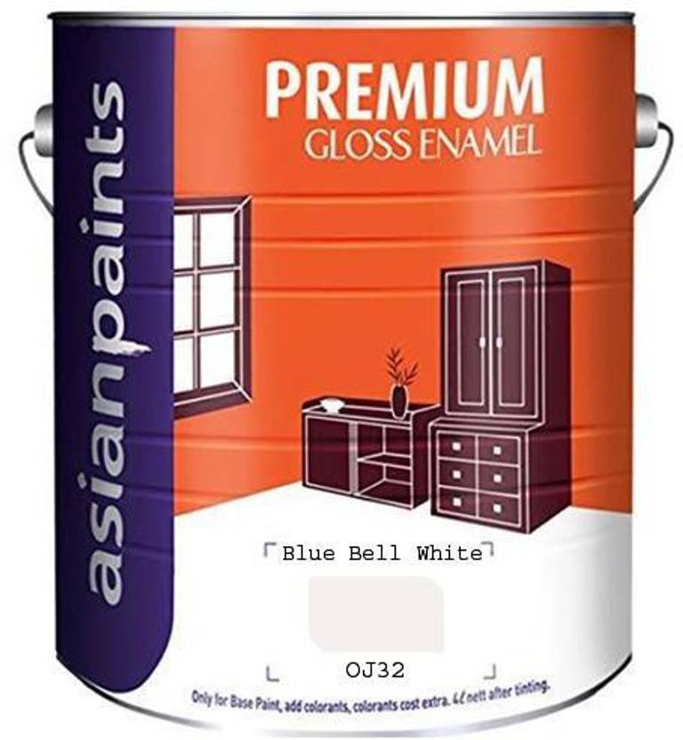 ASIAN PAINTS APCOLITE GLOSS ENAMEL BLUE BELL WHITE Enamel Wall Paint ...