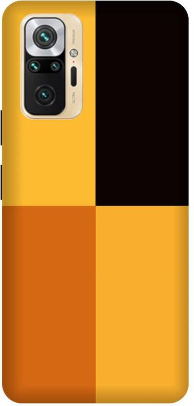 SAVETREE Back Cover for Redmi Note 10 Pro, Box, Black And Yellwo, Back ...