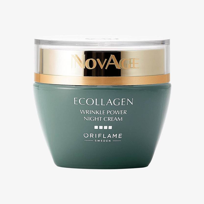 Oriflame NovAge Ecollagen wrinkle power night cream - Price in India ...