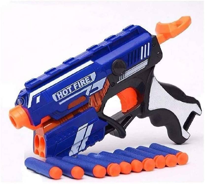 Jay Shree Gopal Blaze Blaster Storm Hot Fire Shooting Toy Gun with 10 ...
