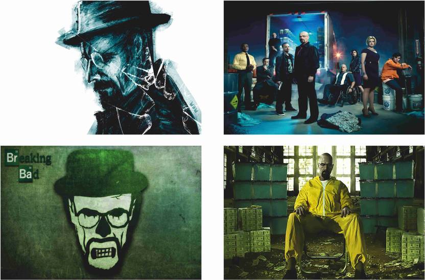Breaking Bad Combo Poster Set of 4 Posters With Gloss Lamination M20 ...