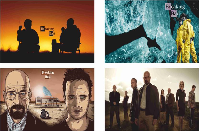 Breaking Bad Combo Poster Set of 4 Posters With Gloss Lamination M14 ...