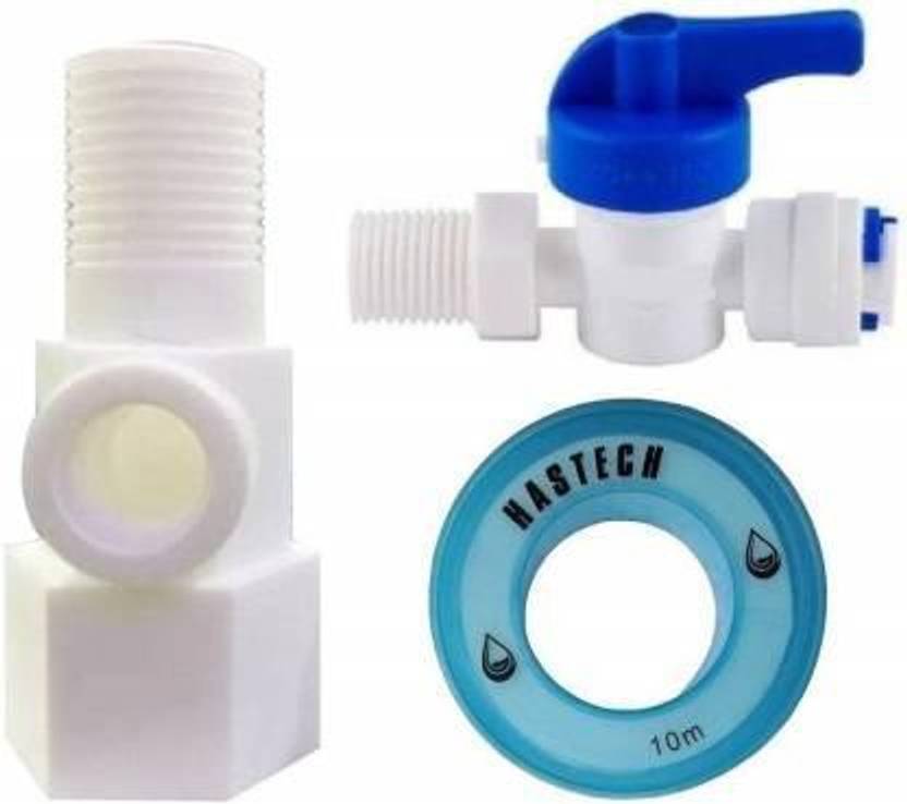 nectar water Plastic Inlet Valve/Connector with Coupling, 1/4" Size, 15 ...