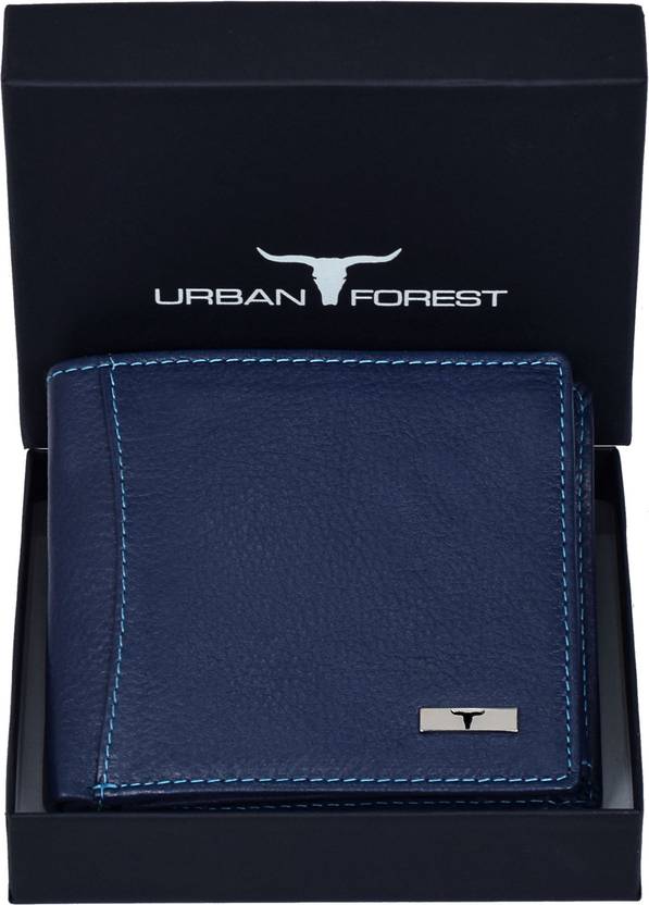 URBAN FOREST Men Blue Genuine Leather Wallet BLUE - Price in India ...