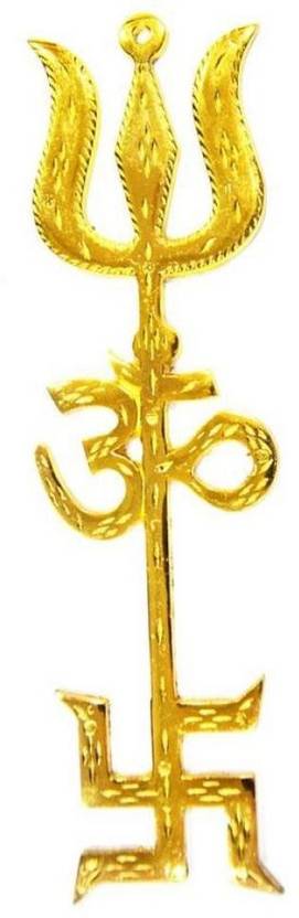 A1 Laxmi Ganesh Vastu / Feng Shui / Trishakti (Swastik Om Trishul ...
