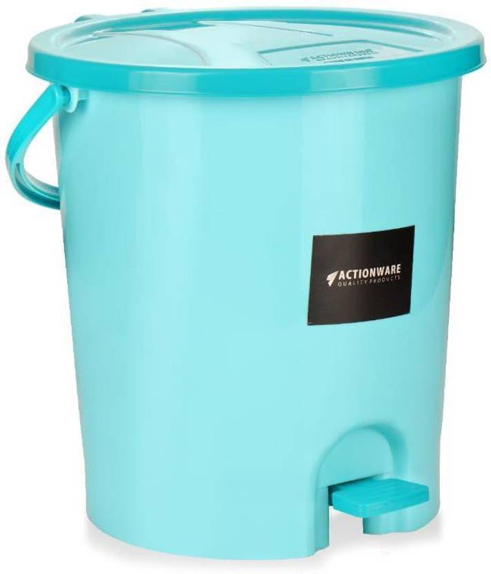 Actionware Pedal Dustbin - 12 Ltr. (Aero Blue) PP (Polypropylene ...