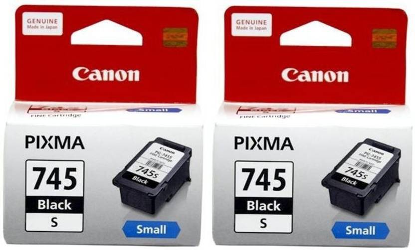 Canon 745 Small Twin Black Ink Cartridge - Canon : Flipkart.com