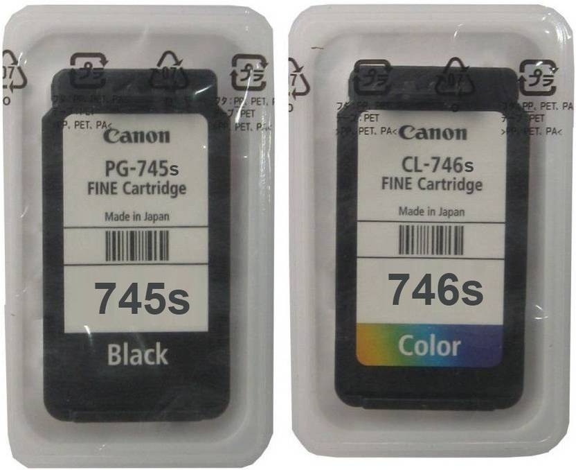 Canon Pixma PG-745s, CL-746s Original Ink Cartridge Valuable Pack Tri ...