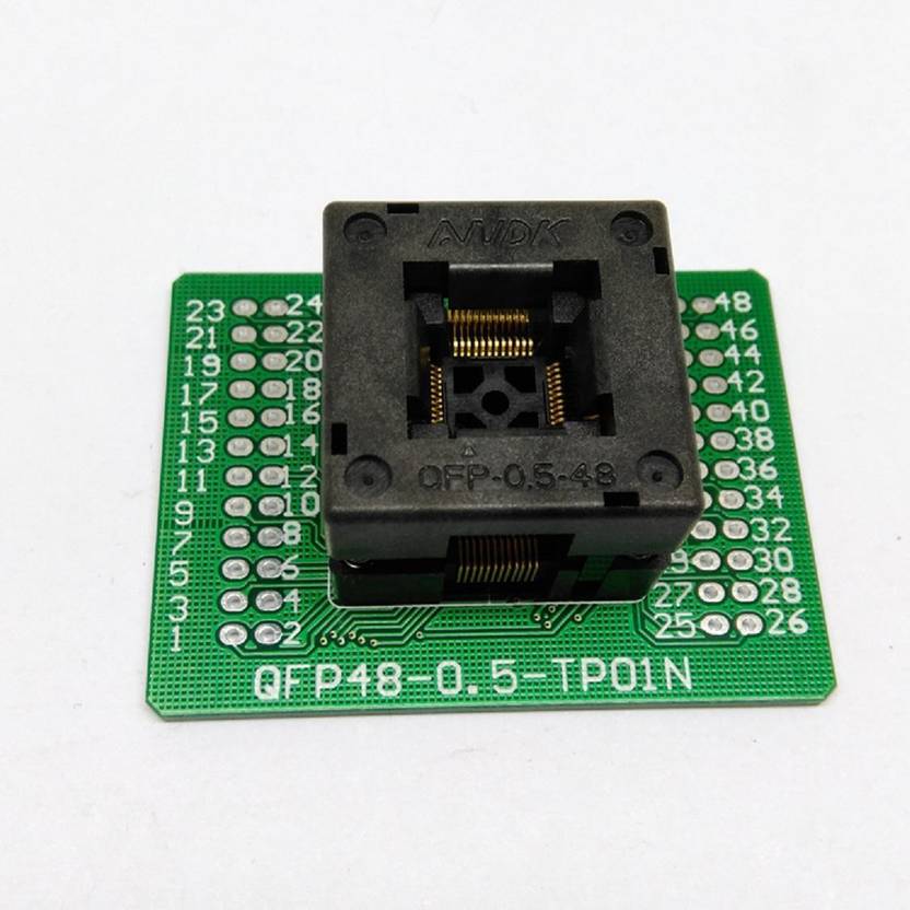 IoTrue QFP48 TQFP48 LQFP48 0.5mm Picth Programming Socket Adaptor ...