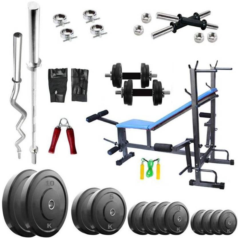 Addmax 20 kg PVC COMBO 20 kg_G1-CHG Home Gym Combo Price in India - Buy ...