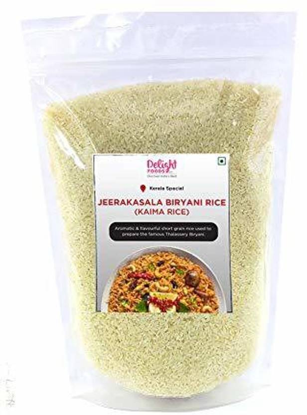 Delight Foods Kerala Special Jeerakasala Biryani Rice| Kaima Rice ...