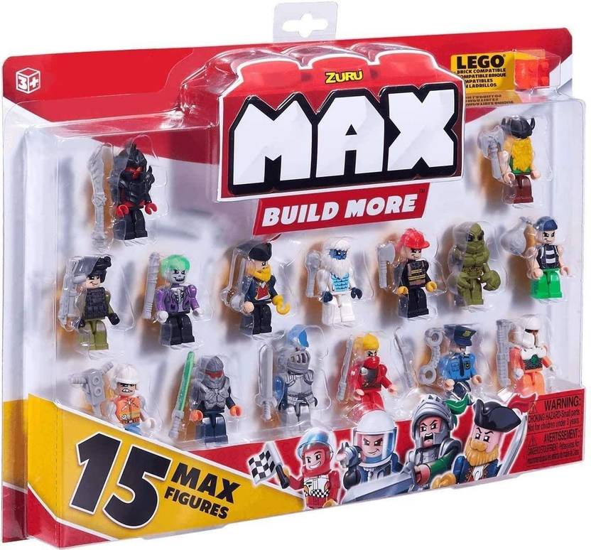 Zuru Max Build More 15 Figurines Pack - Max Build More 15 Figurines ...