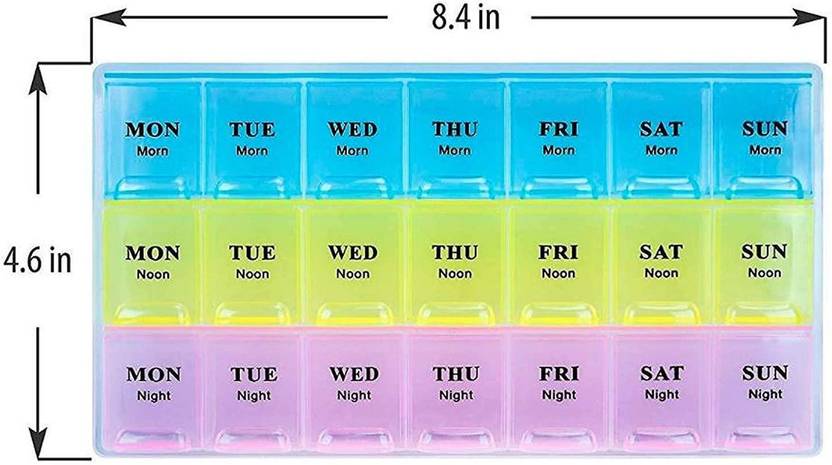 H&M Store MONDAY - SUNDAY (Morning, Noon, Night) Medicine organizer box ...