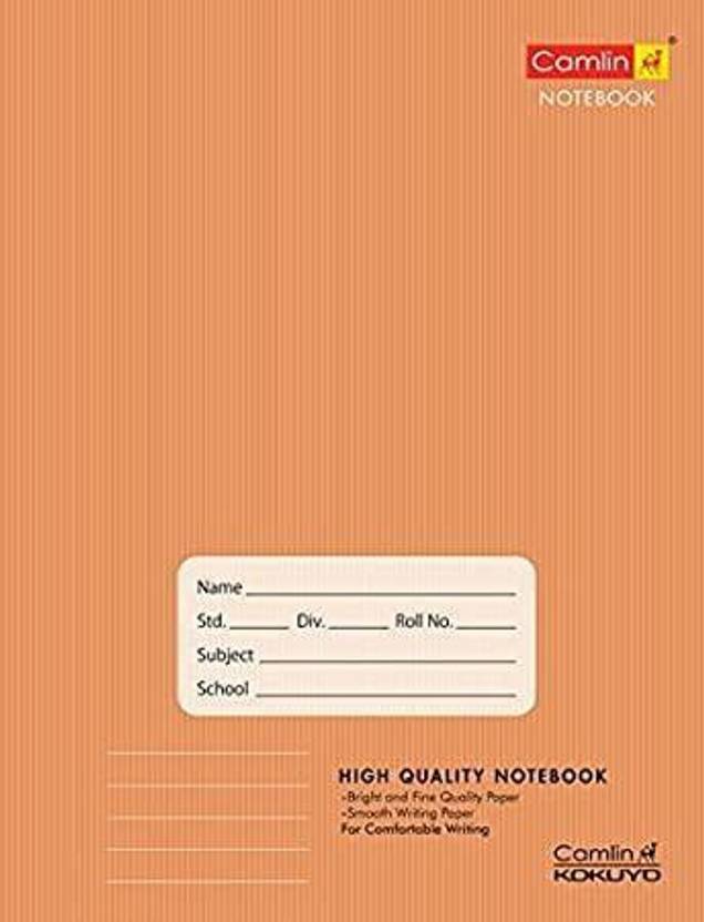 Kokuyo Camlin Notebook A4 Notebook Single Line 172 Pages Price in India ...