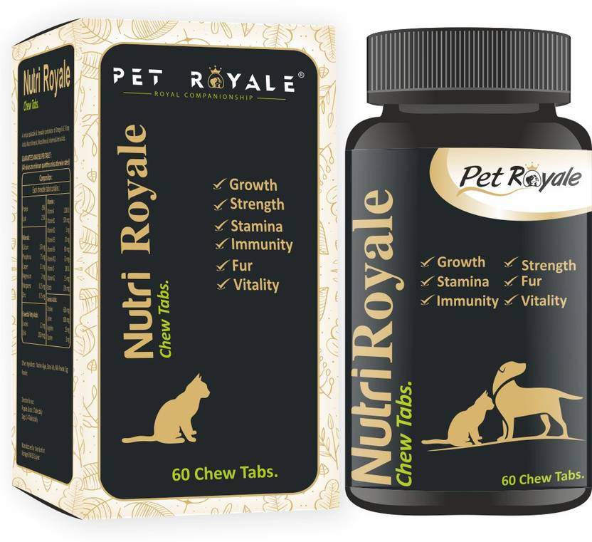 Pet Royale Dog Multi Vitamin Tablet, Pet Health Supplement, Dog Bone ...