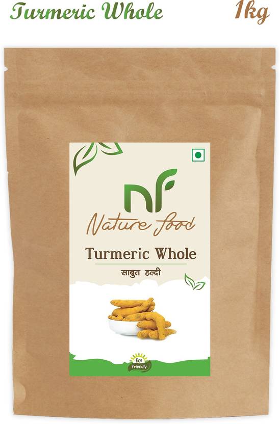Nature food Good Quality Whole Turmeric / Sabut Haldi - 1kg (Pack of 1 ...