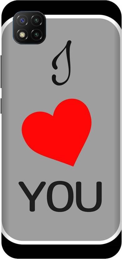 PRINTVEESTA Back Cover for Poco C3/Poco MZB07RLIN I Love You Love ...